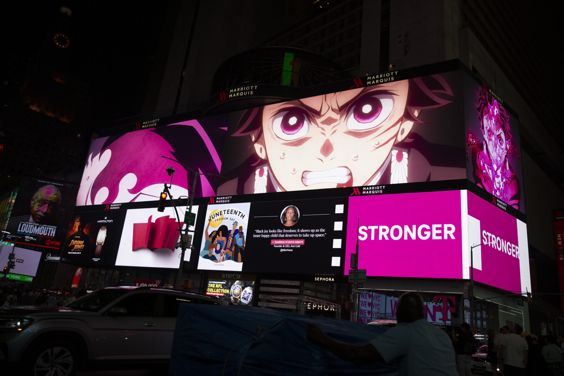 Demon Slayer NYC fan event in Times Square: Photos + Video
