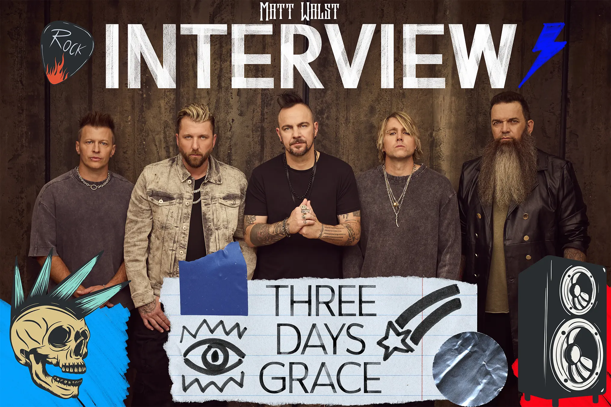 Matt Walst Interview: Three Days Grace 'Alienation' Album & Tour - The Natural Aristocrat
